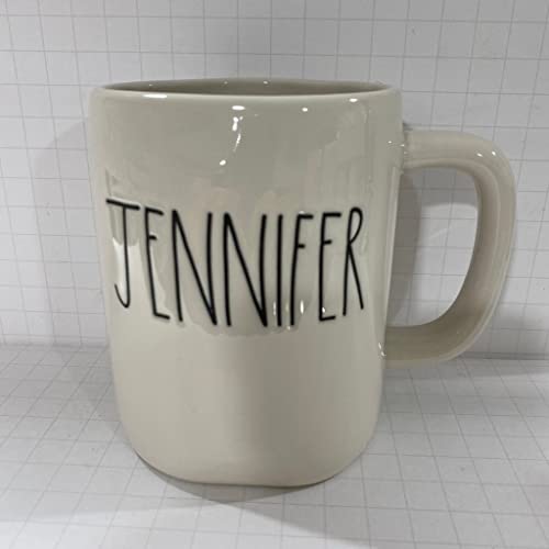 Rae Dunn JENNIFER name JEN Mug - 16 oz - Dishwasher and Microwave safe