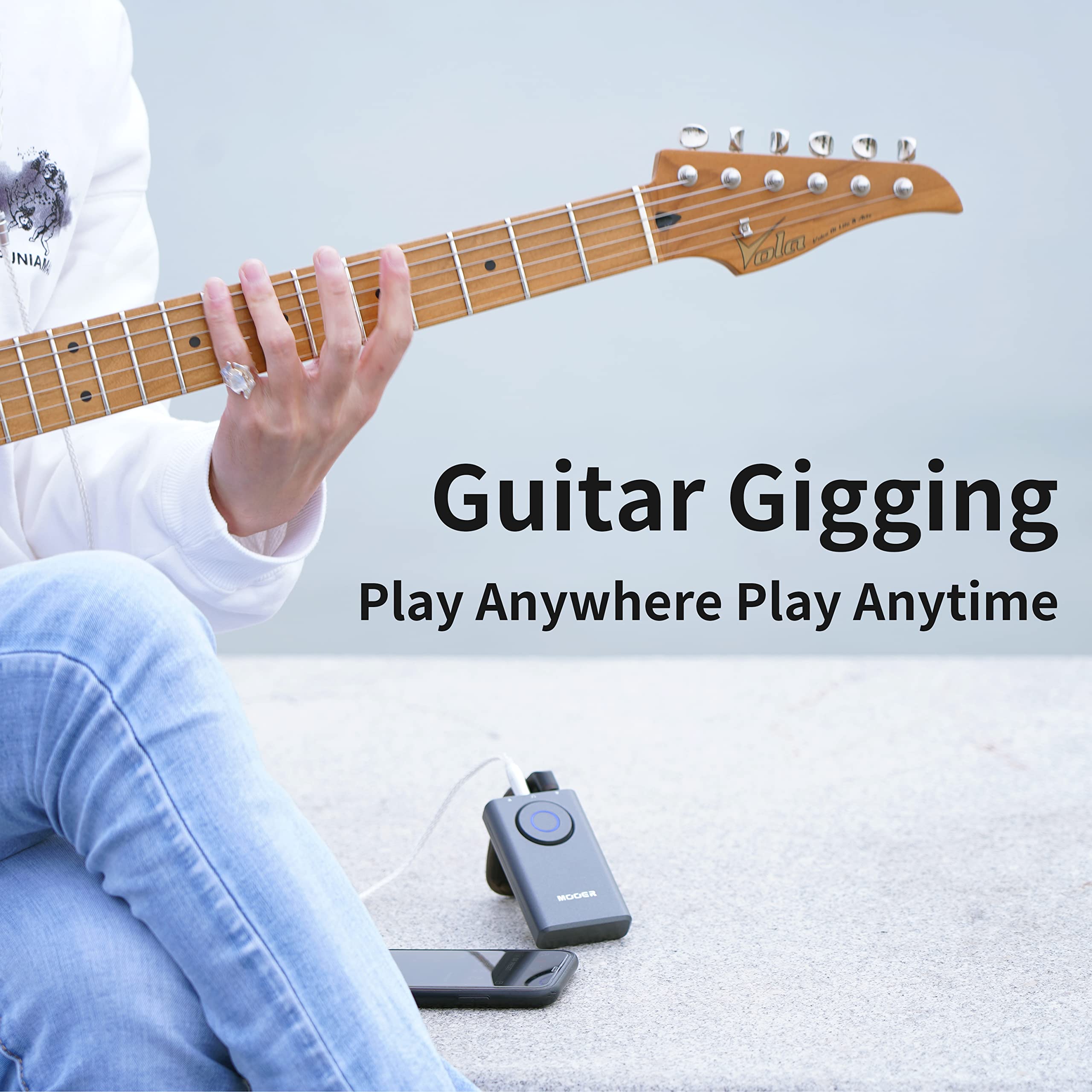 MOOER PRIME P1 Pocket Multi FX Pedal with Air Plug Guitar Wireless System to Play anywhere any time