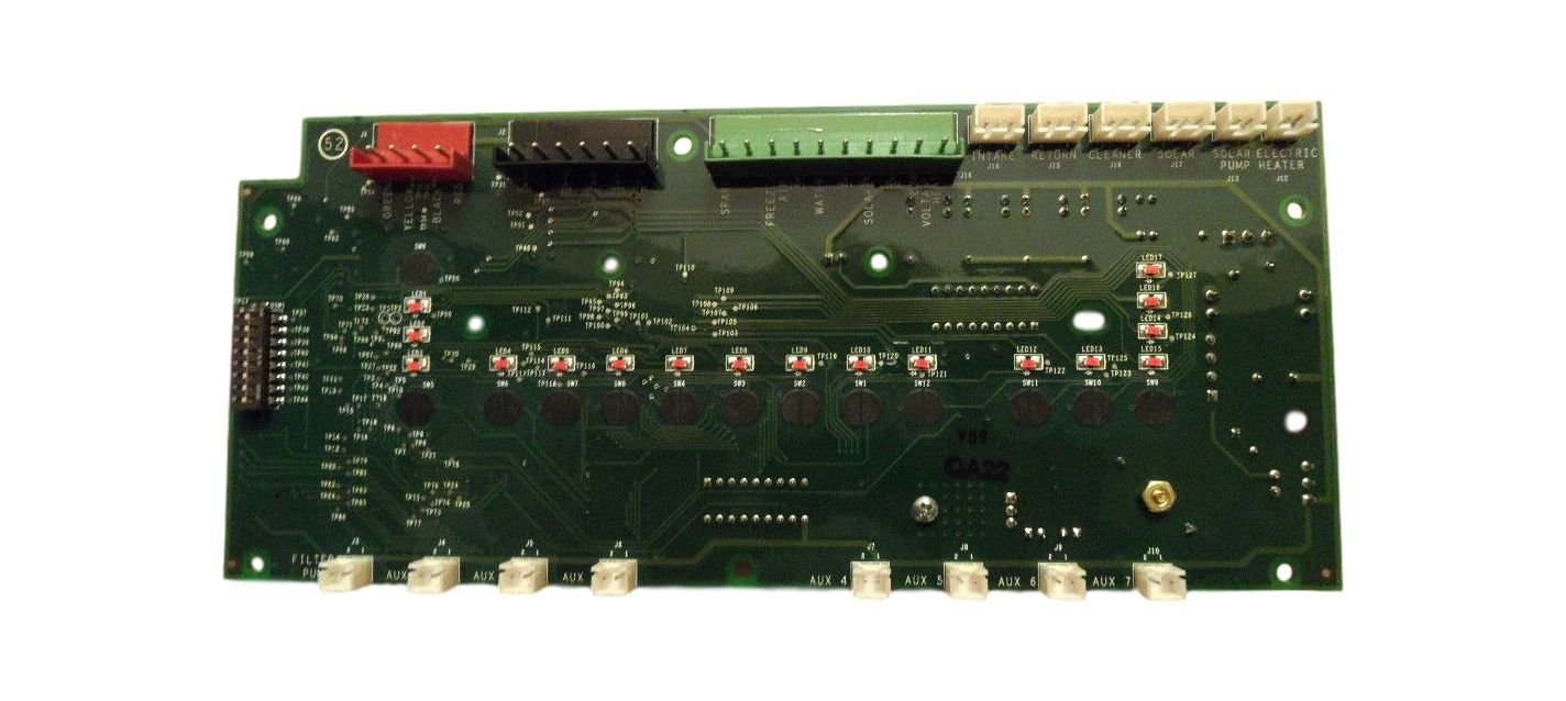 Jandy 8194 AquaLink RS Power Center 8124A Replace 7074 PCB Circuit Board 52-Pin