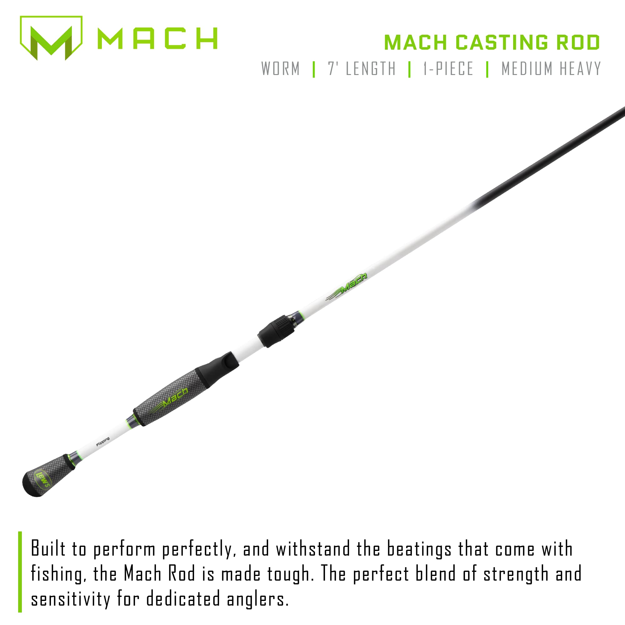 Lew's Mach 7'-1 Medium/Heavy IM7 Worm Rod Casting Rod