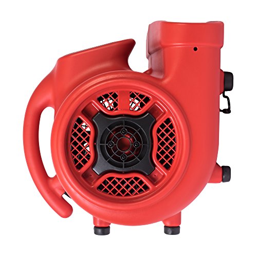 XPOWER P-430 Pro 1/3 HP 2000 CFM Centrifugal Air Mover, Carpet Dryer, Floor Fan, Blower, for Water Damage Restoration, Janitorial, Plumbing, Home Use