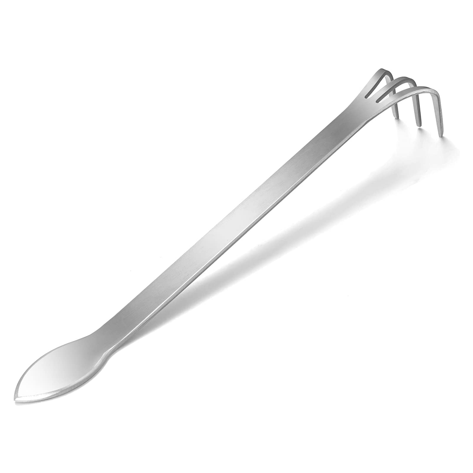 Stainless Steel Root Rake,Stainless Steel 3 Prong Root Rake Pick Loosen Soil Bonsai Tree Tool Set for Gardening Plants
