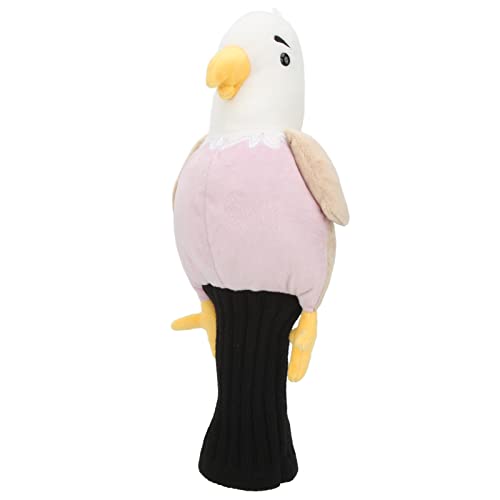 QSTNXB Golf Headcover, Soft Lining Animal Golf Club Head Covers, Cute Look Golf Driver Head Covers, Professional Protection Driver Cover, for Golf Course(Pink)