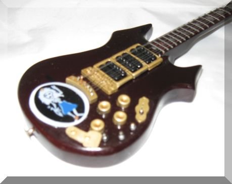 JERRY GARCIA Miniature Guitar Rosebud Alembic