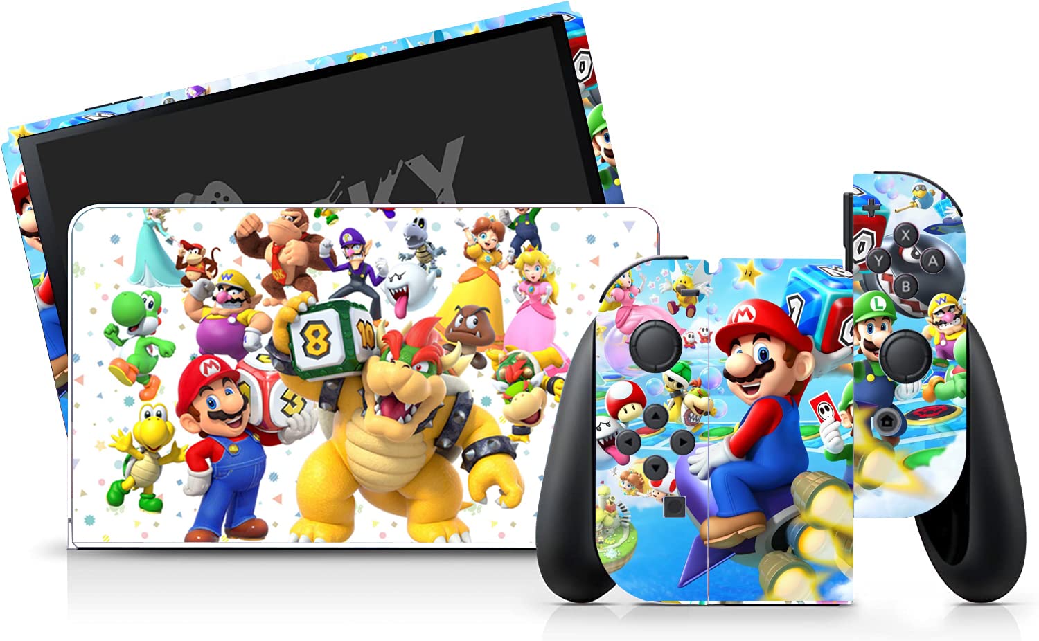 SadSkins Full Wrap Skin for Switch OLED Anime Switch OLED Protector Skin Cover Matte Vinyl Decal Stickers(Only Switch OLED)