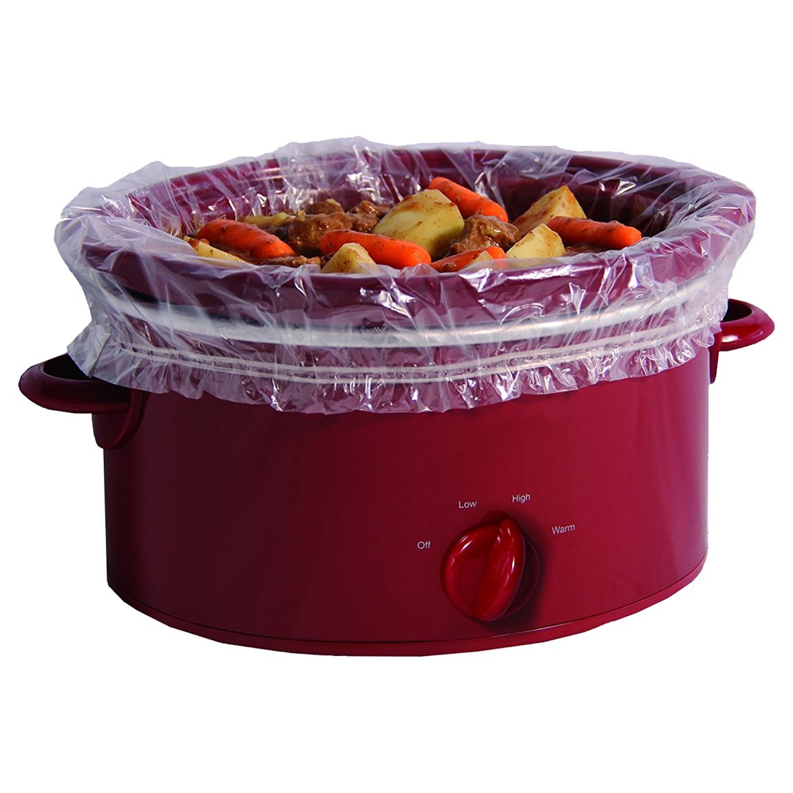 PanSaver 12 Pack Disposable Slow Cooker Liners Crockpot Liners Small Quart Cookers Liners with a Sure Fit Band - NSF approved, KOFK Certified Kosher