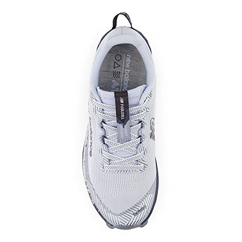 New Balance Women's FuelCell Summit Unknown V4 Trail Running Shoe, Blue/Outerspace, 8