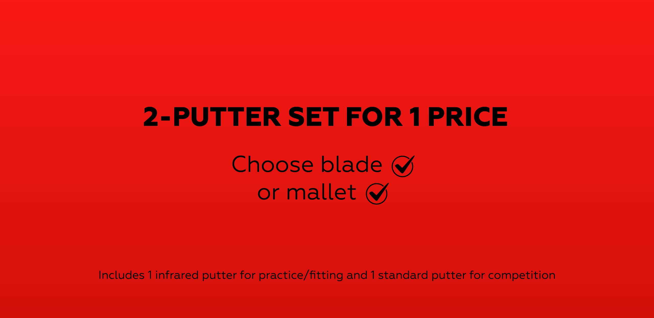 NeuraPutt- Black Hole PUTTERS- Swing Trainers with Infrared Technology. Blade Putter. Right and Left Handed Golfers (IR Blade + Standard Blade Set (Left))