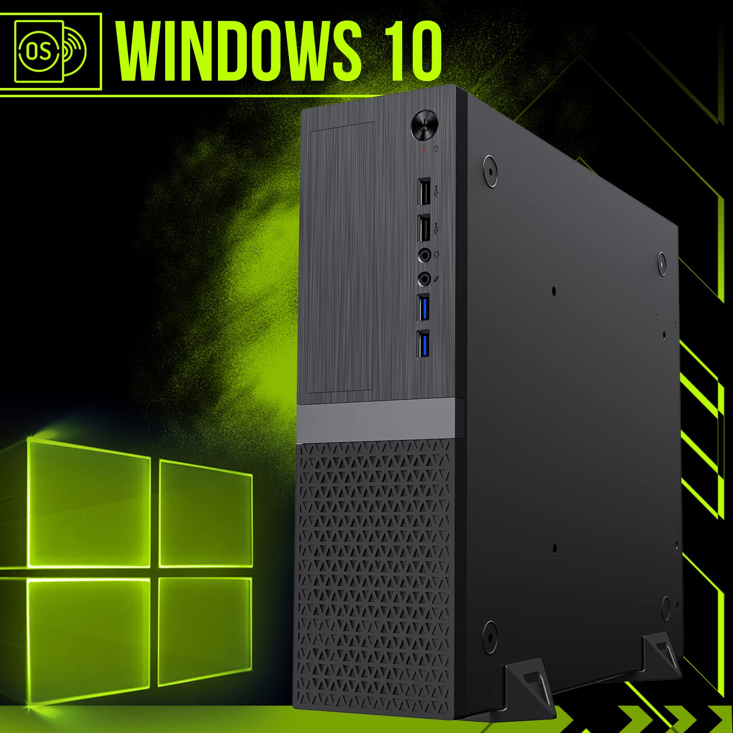TechMagnet Gaming Desktop PC, Intel Core i5 8th Gen, Heera, GT 1030 Graphics, 16GB RAM, 512GB SSD | 2TB HDD, MTG New 27 Inch Dual Monitor, RGB Keyboard Mouse, Speaker, Webcam, Win 10 Pro (Renewed)