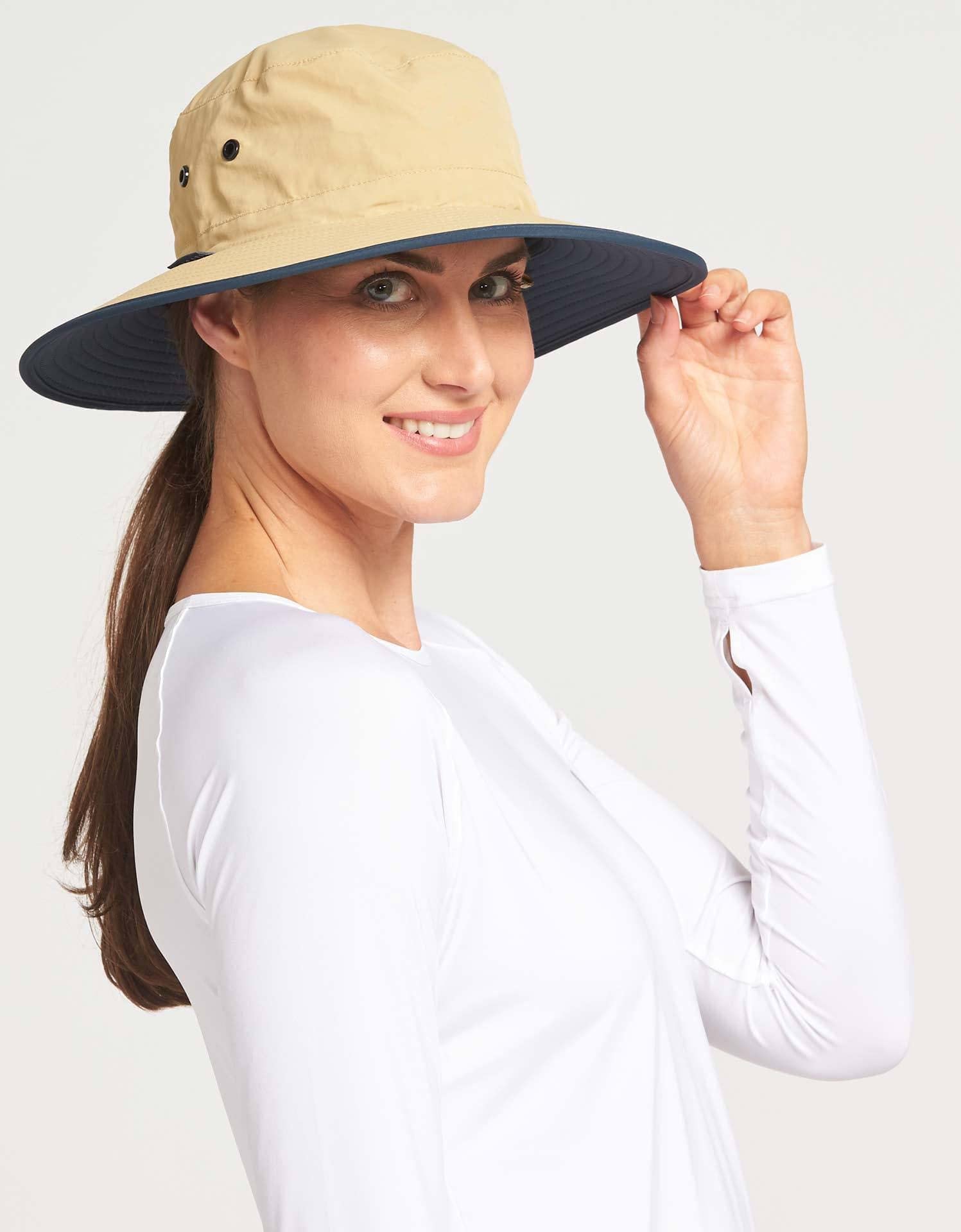 Solbari Traveller Broad Brim Sun Hat UPF50+ Uv Protection, Sun Protective Hat White/Pink S