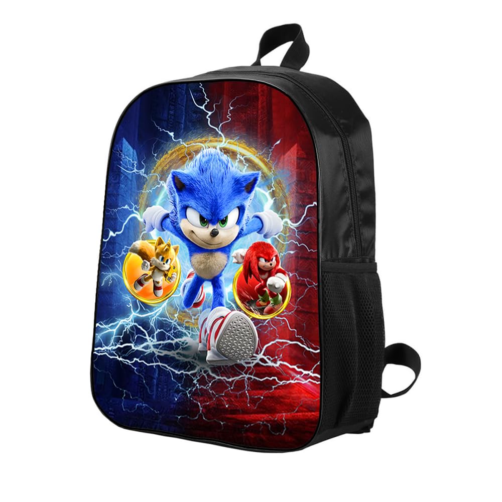 MACIUM Cartoon Backpack Set - 17-inch Casual Daypack with Lunch Box and Pencil Case - Fun Birthday Gift Idea for Anime Fans S1