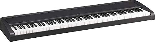 Korg B2 88-Key Digital Piano, Black Bundle with Bench, Stand and H&A Studio Headphones