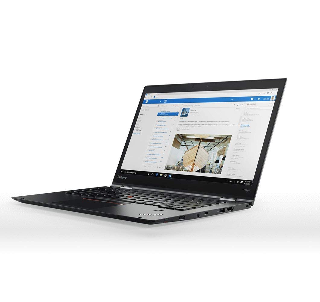 Lenovo Thinkpad X1 Yoga 2nd Gen 2-in-1 Laptop (20JD-000RUS) Intel i5-7300U, 8GB RAM, 256GB SSD, 14-inch FHD 1920x1080 IPS Touch Screen, Win10 (Renewed)