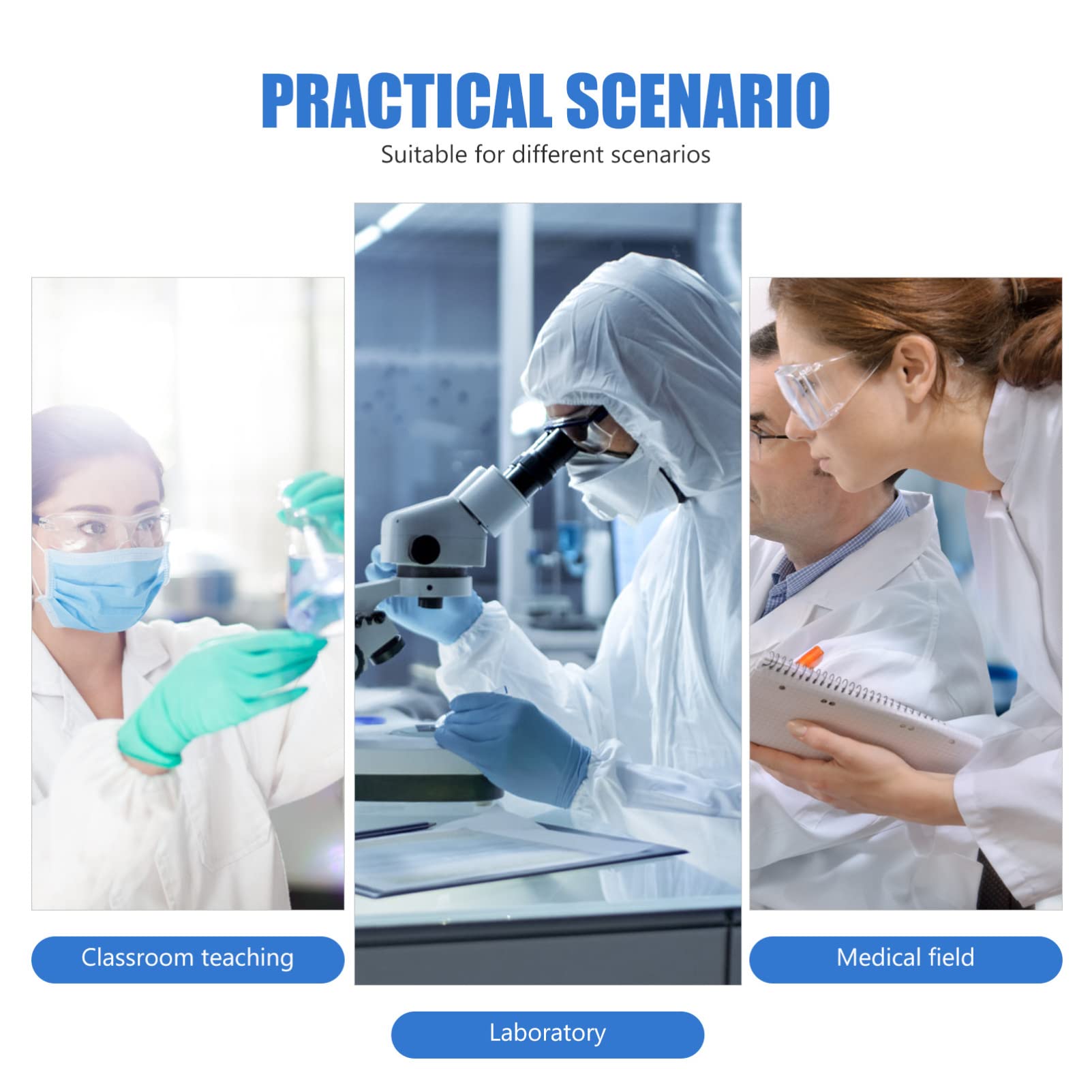 ULTECHNOVO 2pcs Cell Strainer 100μm Disposable Cell Filters Laboratory Experiment Test Cell Sieve