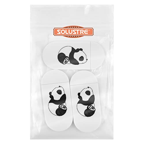 SOLUSTRE Computer Camera Computers Laptops 3PCS Plastic Webcam Privacy Cover Web Camera Cover Portable Webcam Decorative Patch for Laptop Phone Tablet (White) Computer Camera Computers Laptops