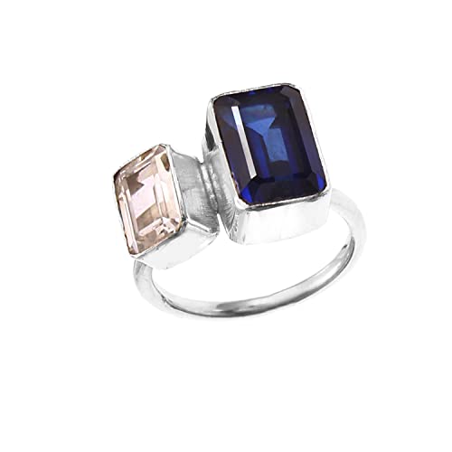 Most Popular Turquoise Gemstone 925 Sterling Silver Spinner Fidget Spinning Ring (10)