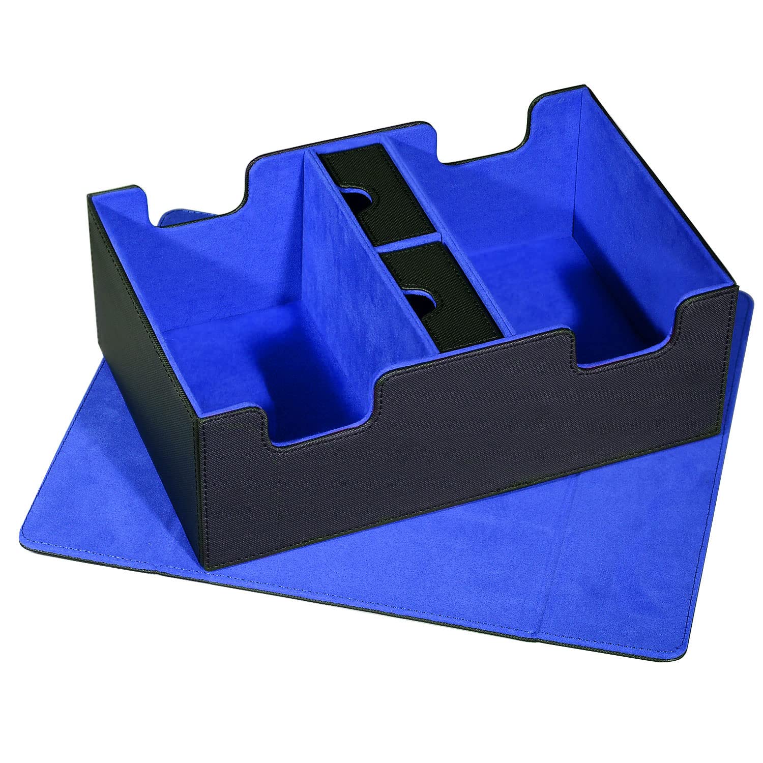 Scimi Commander's Forge Supreme Deck Box - Stores 500+ Sleeve-Protected Cards, Includes 2 Trays - The Ultimate Storage Solution for Magic: The Gathering/Pokemon/Yu-Gi-Oh! - Dual-Tone TCG Deck