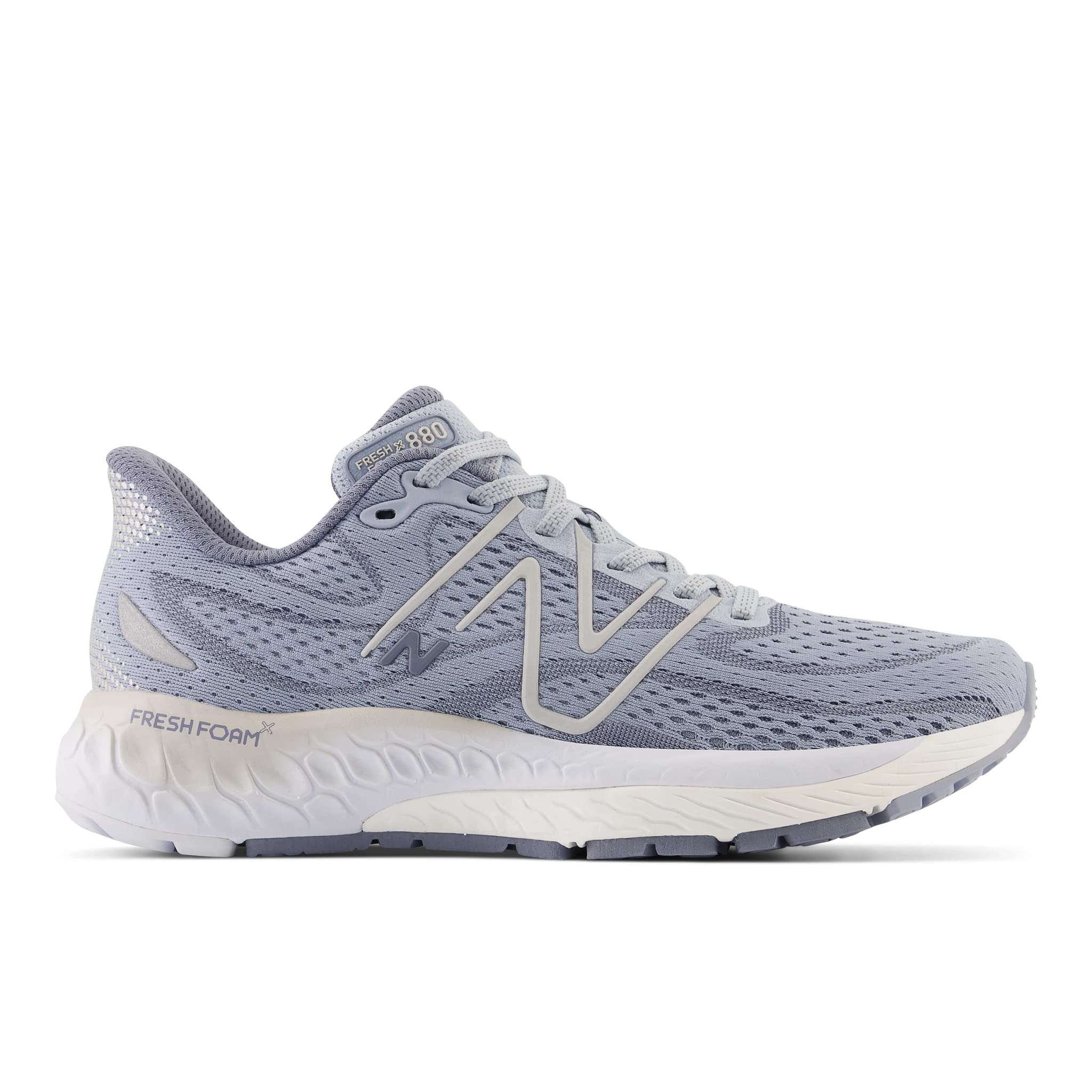 New Balance Women's W880G13 Running Shoe, Light Arctic Grey/Arctic Grey/Light Silver Metallic, 9.5