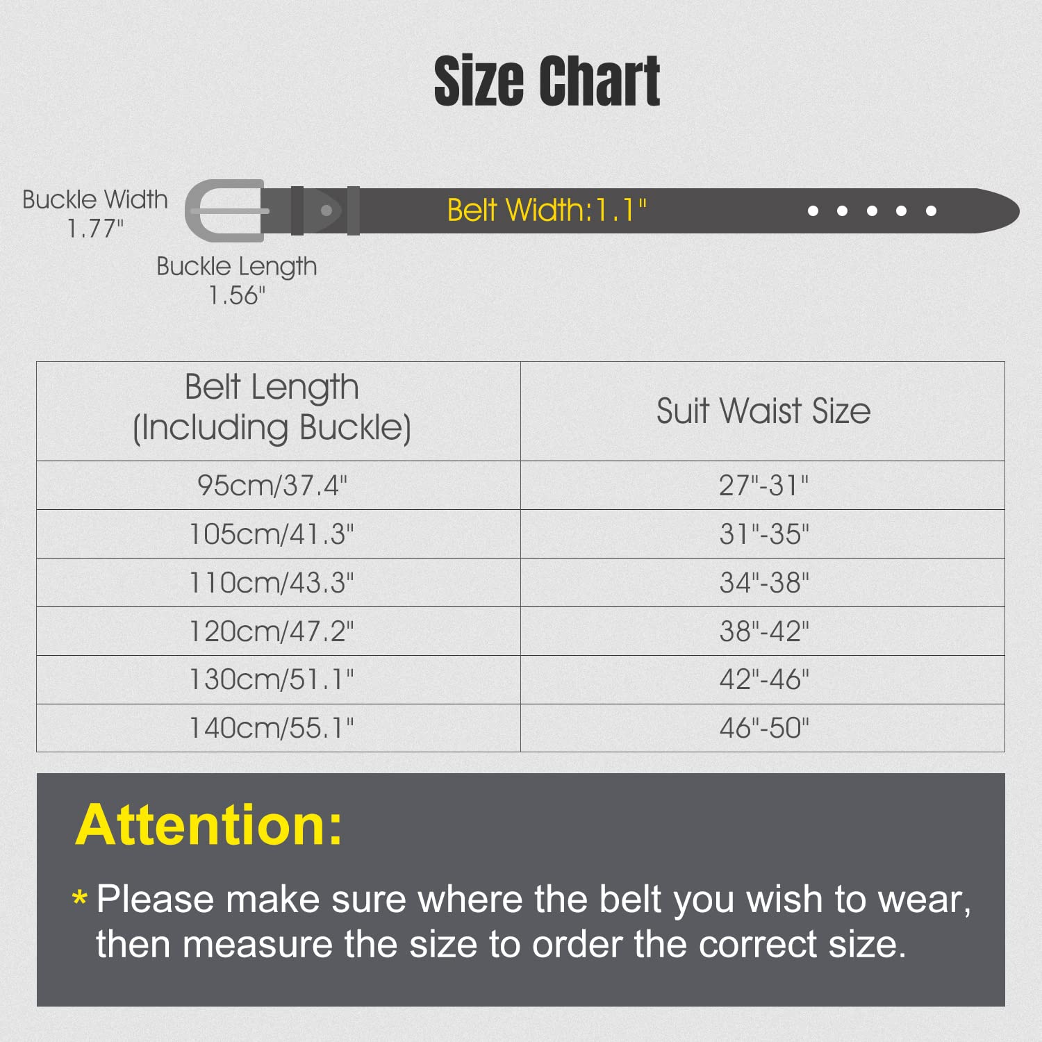 JASGOOD Women Leather Belt for Jeans Pants Plus Size Western Design Belt Alloy Buckle, Suit Waist Size 26-30 Inches, A-Black