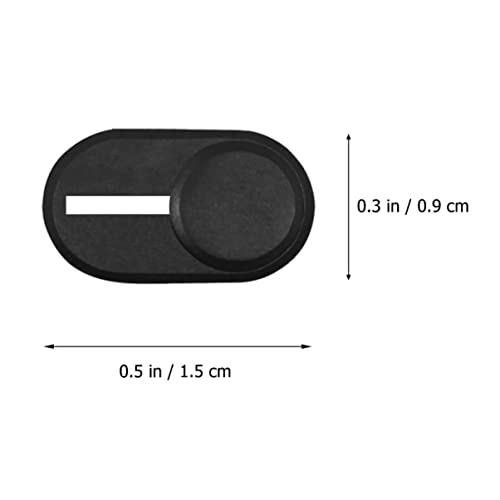 SOLUSTRE Computer Camera 4 pcs for Anti-peep Cover Black Adhesive Desktop Web Phone Thin Protector Blocker Webcam Tablet Ultra- Hacker Privacy Laptop Ultra Camera Slide Computer Prevention Pc Camera