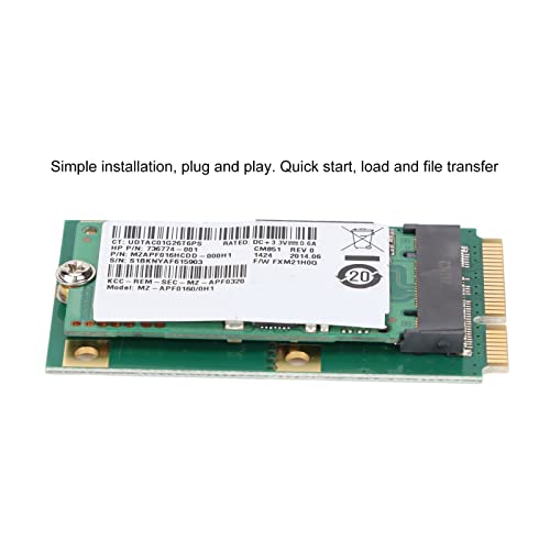 SALALIS MSATA Adapter Card, SSD Hard Drive 16GB High Capacity for Computer