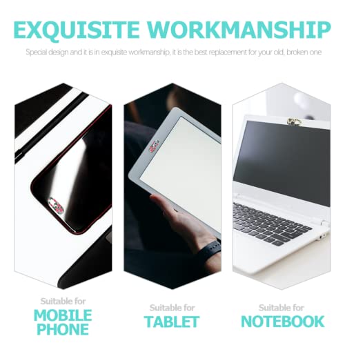 SOLUSTRE Laptop Stickers Laptop Stickers 3Pcs Laptop Webcam Cover Floral Pattern Privacy Cover Camera Slide Blocker Webcam Lens Shield Replacement for Home Office Shop Desktop Camera Desktop Camera