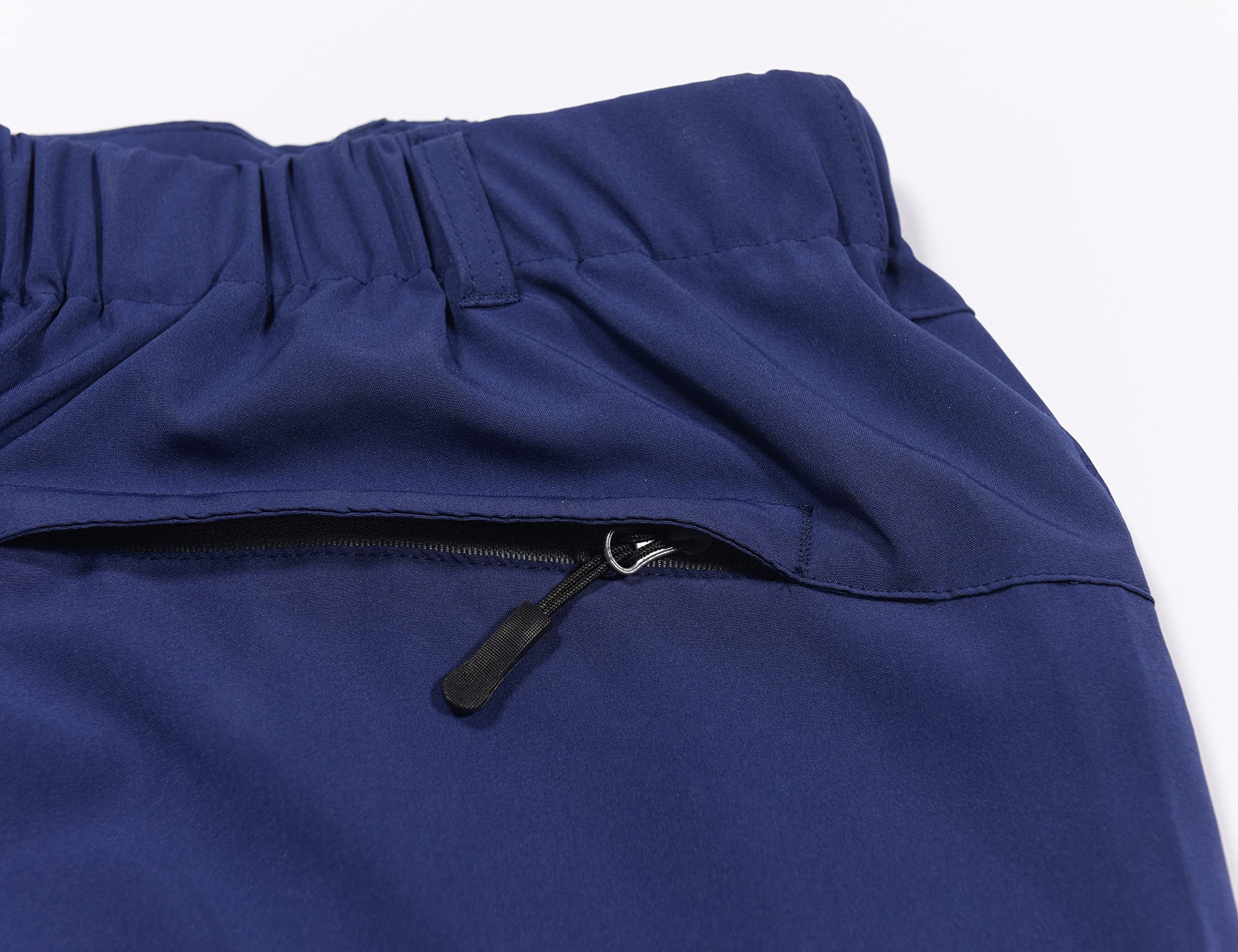 Little Donkey Andy Men's Stretch Quick Dry Cargo Shorts for Hiking, Camping, Travel Navy Size 3XL