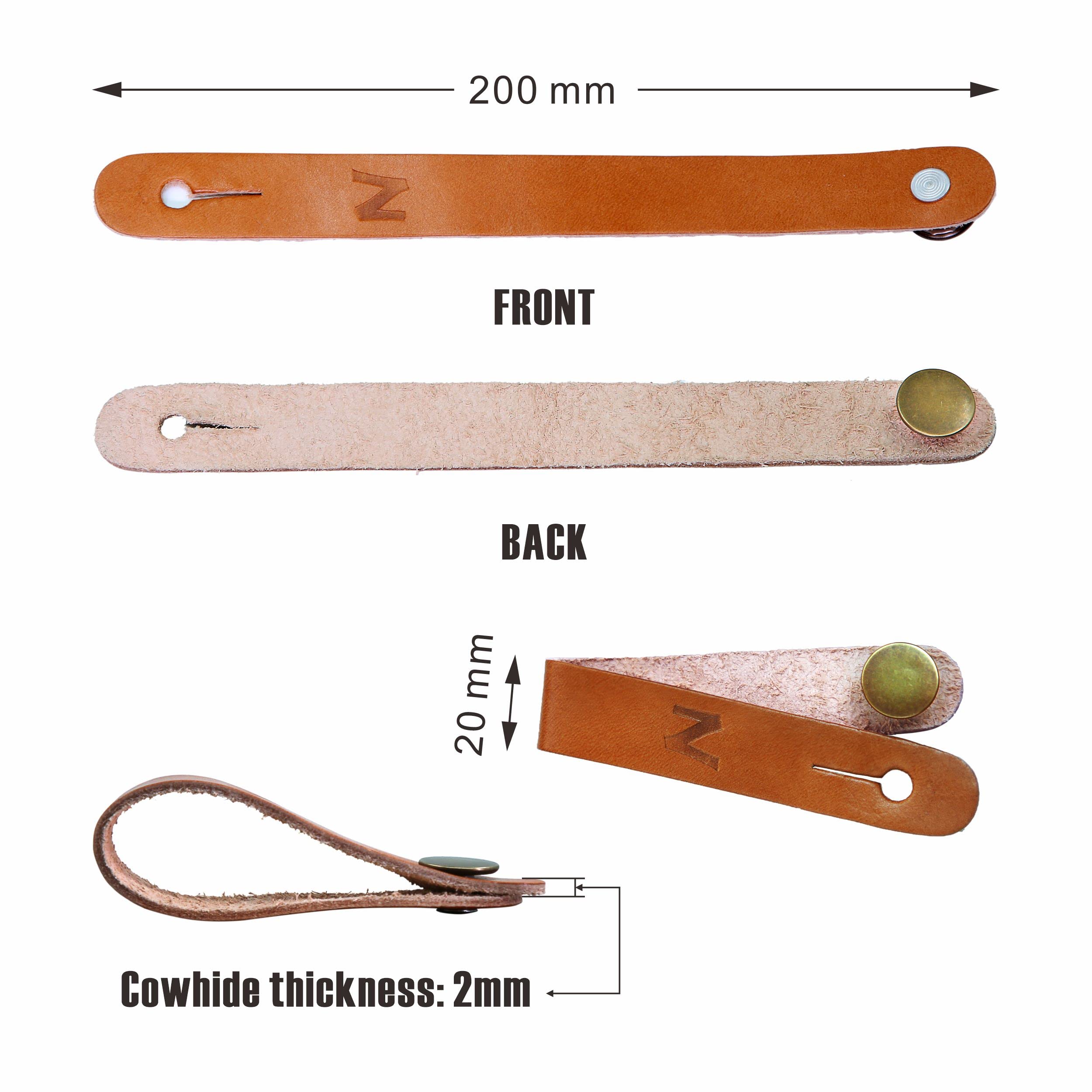 Nefelibata Guitar Strap Lock, Leather Guitar Strap Button, Headstock Adapter Tie,Guitar Neck Strap for Acoustic, Ukulele Strap & Mandolin,Come with Free 1 Pair Strap Locks