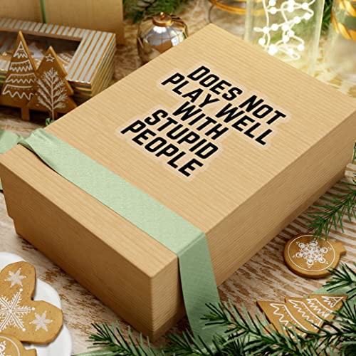 Teegarb Letter Blanket Sticker Decal Hilarious Humor Sarcasm Sarcastic Laughter Ridicule Funny Humorous Humors Stickers for Laptop Car 4" × 4" / Transparent
