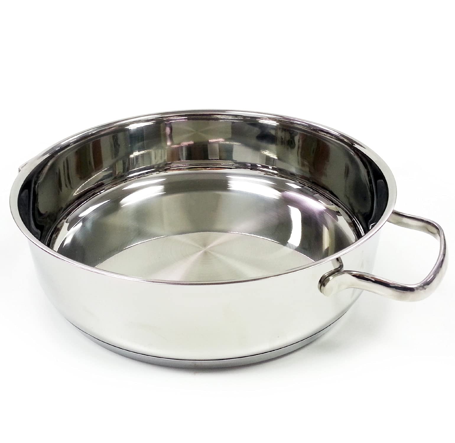 NUWAVE 3.5-quart Stainless Steel, Dishwasher-Safe, Induction-Ready Pot with Premium Tempered Glass Lid