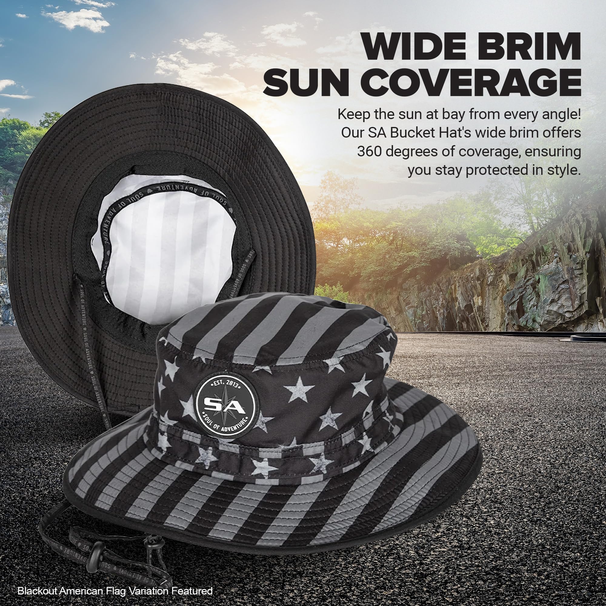 S A Company Bucket Hat UV 50+ for Adults | Hawaiian Floral