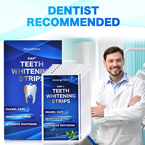 Teeth whitening Strips for Tooth White: 28 Sensitivity Free Whitening Strips - Peroxide Free - 14 Treatments for Teeth whitening - Professional and Safe Teeth whitening Strips