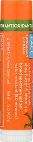 Kiss My Face Lip Balm Sport, Mint, Suncare, 0.15 Ounce