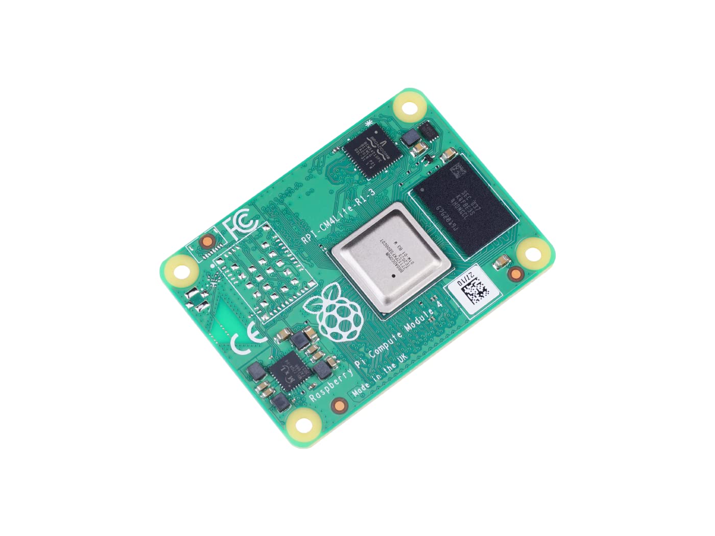 Raspberry Pi Compute Module 4-2GB RAM eMMC 0GB (Lite) Single Board (CM4002000) 64-Bit 1.5GHZ Quad-Core Processor Bluetooth 5.0 No Wi-Fi for Networked Ai Core and More (Raspberry Pi Official Genuine)