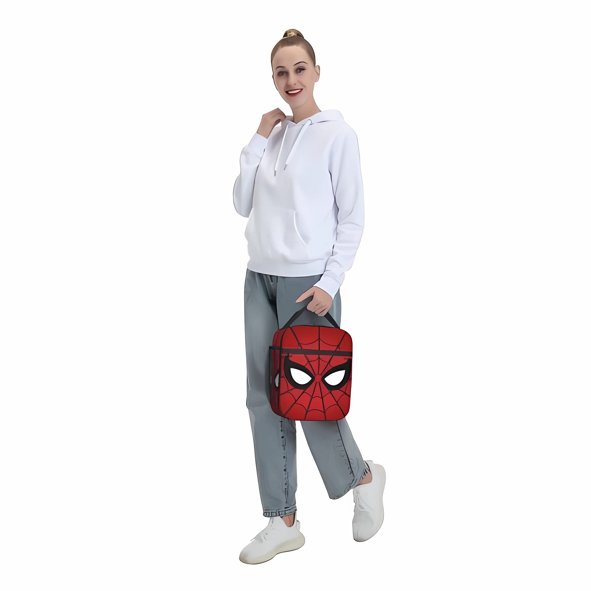 nxedlry Cartoon Lunchbag Portable Lunch Box For Boys Girls, Reusable Thickened Thermal Insulation Lunch Bag Tote Cooler Lunch Bag