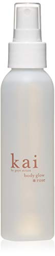 kai Body Glow Rose, 4 Fl Oz, dry body oil with jojoba, chamomile, cucumber extracts, moisturizes and leaves a radiant glow with a fresh + clean fragrance, layered with rose absolute, made in the usa