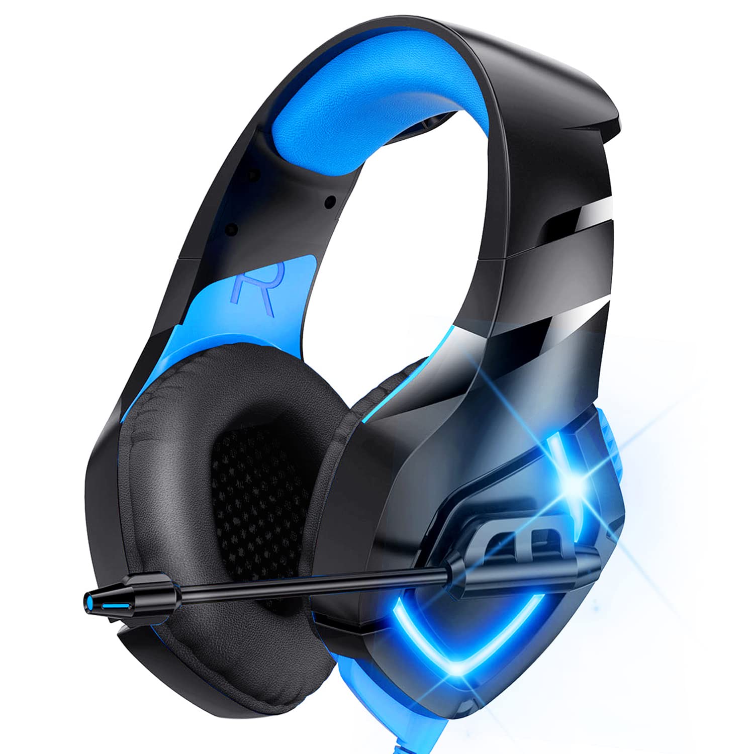 ONIGAL Gaming Headset with Microphone, Gaming Headphones Stereo 7.1 Surround Noise Cancelling Xbox Headset PS4 Headset for PS5 Xbox one PC Switch PlayStation Laptop