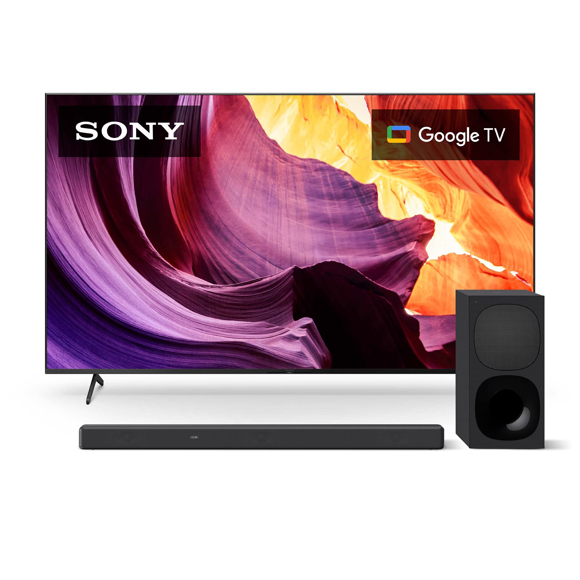 Sony 85 Inch 4K Ultra HD TV X80K Series: LED Smart Google TV with Dolby Vision HDR KD85X80K- 2022 Model&Sony HT-G700 3.1CH Dolby Atmos/DTS:X Soundbar with Bluetooth Technology