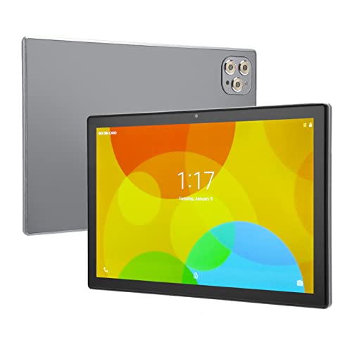 VINGVO Portable Tablet, 100-240V 10.1 Inch Tablet 5G WiFi for Home (US Plug)