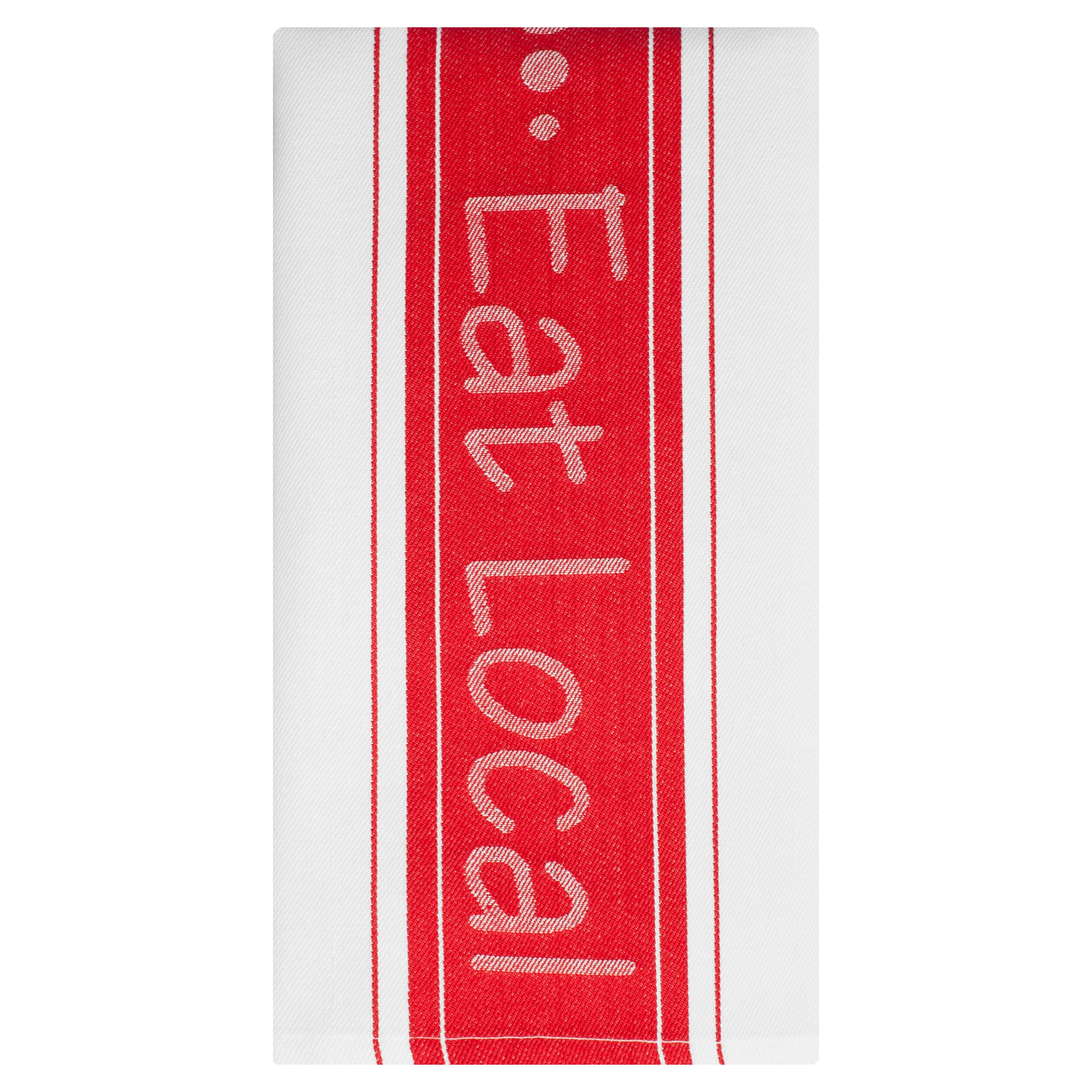 MU kitchen Towel MUkitchen 100% Cotton Jacquard Woven Dishtowel, 20 by 30-Inches, Eat Local – Set of 2