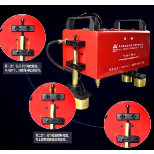 Portable Metal Marking Pneumatic Dot Peen Marking Machine 150 * 50mm