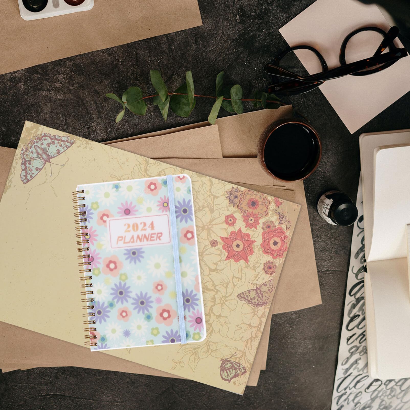 MAGICLULU Note Book Note Pads Office Writing Notebook Office Memo Pad Daily Planner Notebook Office Supply Note Supplies Home Supply Planner Pocket Planner Organizer Portable Calendar Work