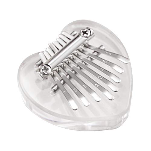 ller76 Cute Pocket Mini Kalimba, 8 Keys Thumb Piano, Beginner Musical Instrument