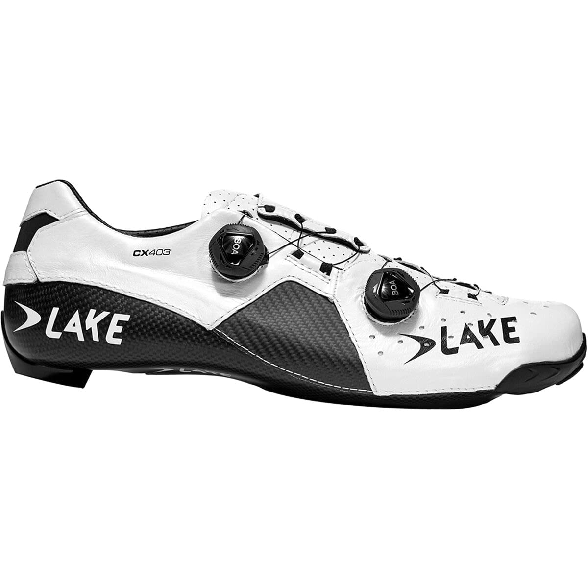 Lake Cx403 Speedplay Cycling Shoe - Men's White/Black, 43.0