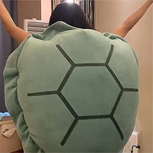 Purism Turtle Shell Pillow Turtle Dresses Wearable Turtle Shell Plush Toy Big Turtle Shell Pillow Stuffed Soft for Sleeping Cushion Cosplay Game, Gift for Kids Adults (60 inch)