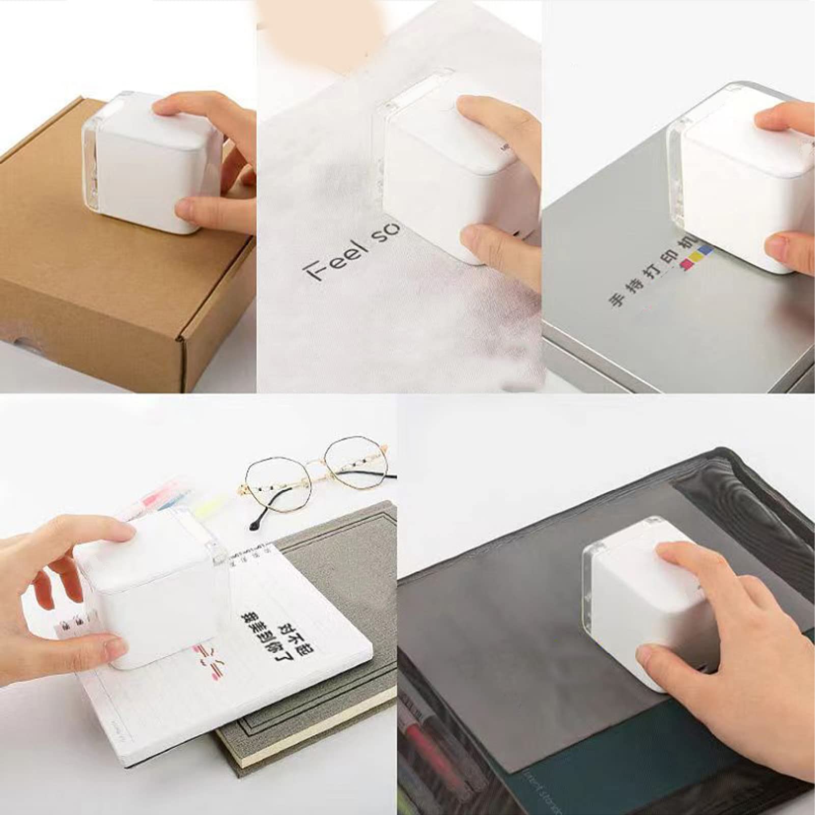 LMOLING Edible Inkjet Food Printer, with Speed 6.4Ppm, Handheld Food Printer with 1200X1200dpi, Cake Printer with WiFi (2.4G) USB, Lithium Battery 850mAh