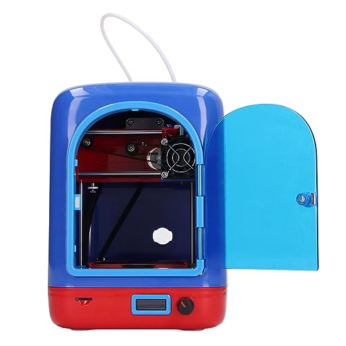 Kids 3D Printer, High Accuracy 0.6mm Nozzle Mini 3D Printer Easy Operation for PLA (US Plug 100‑240V)