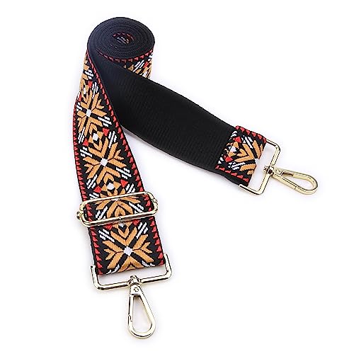 Purse Strap Replacement Crossbody Adjustable Strap for Handbags Tote Bags 2'' Wide Shoulder Bag Strap
