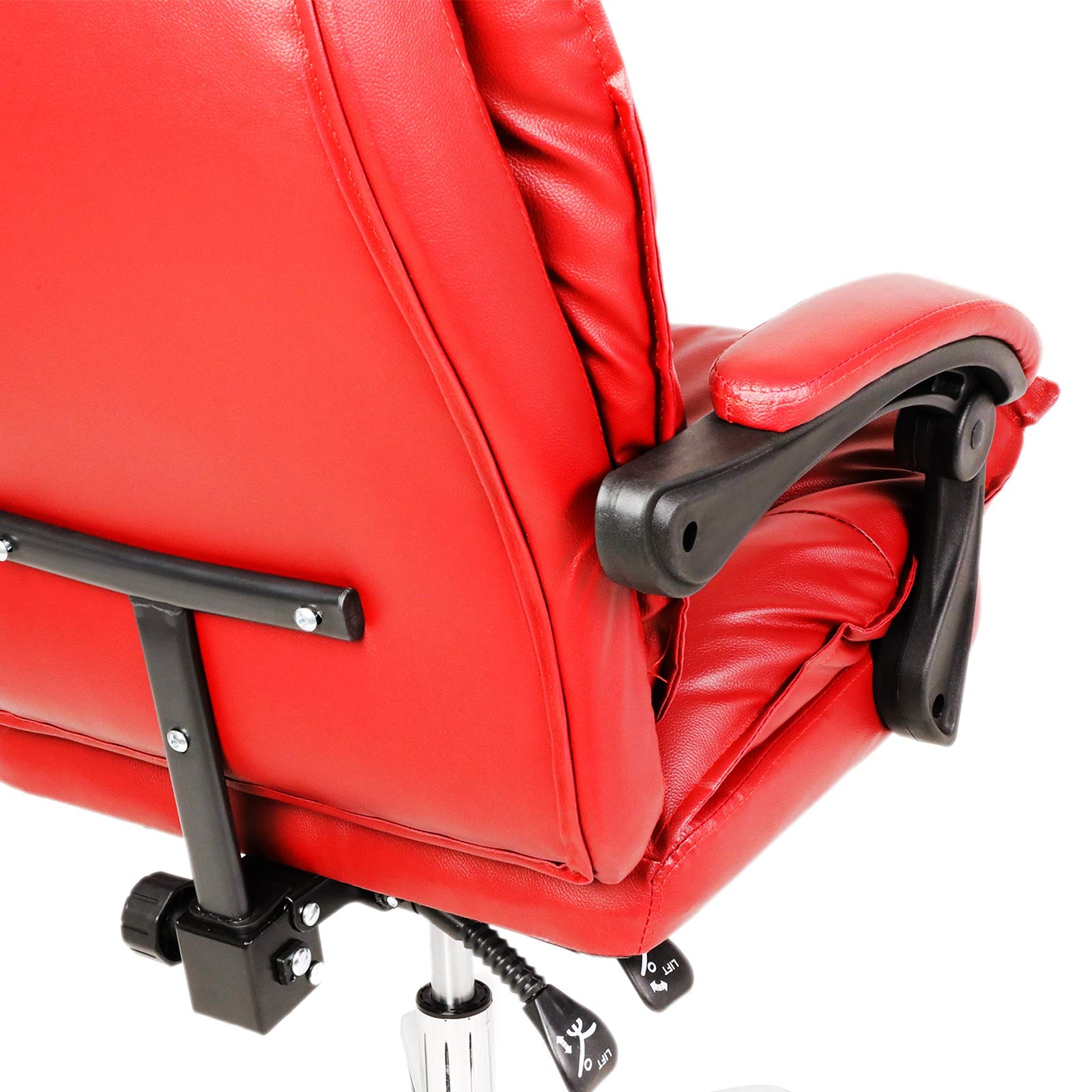 Magshion High-Back Faux Leather Ergonomic Heavy Duty Executive Swivel Office Desk Chair,