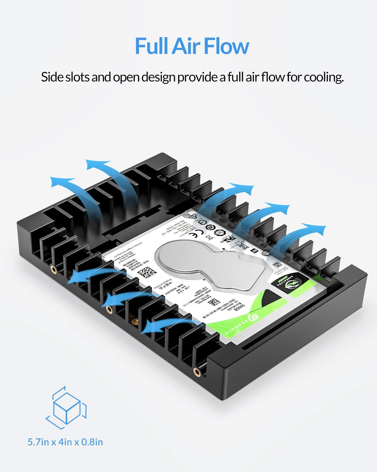 ORICO 2.5 to 3.5 Drive Adapter and 3.5inch External Hard Drive Enclosure